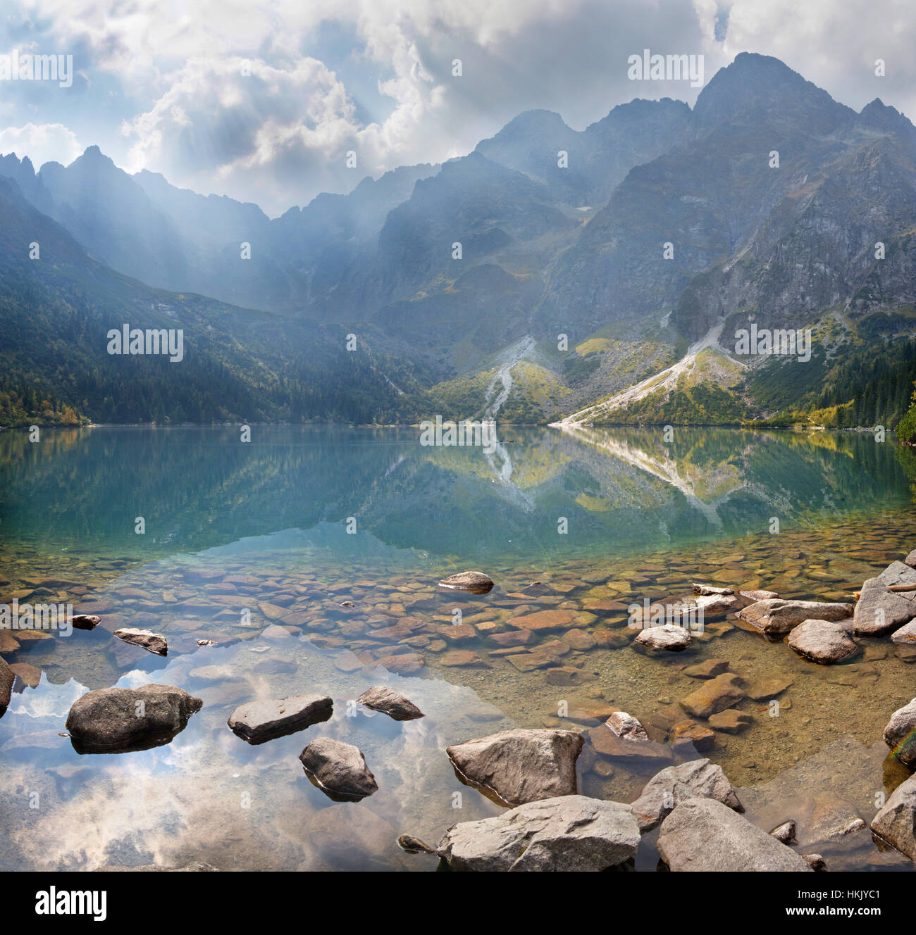High Tatras - The lake Morskie Oko and Rysy, Mengusovske and other ...