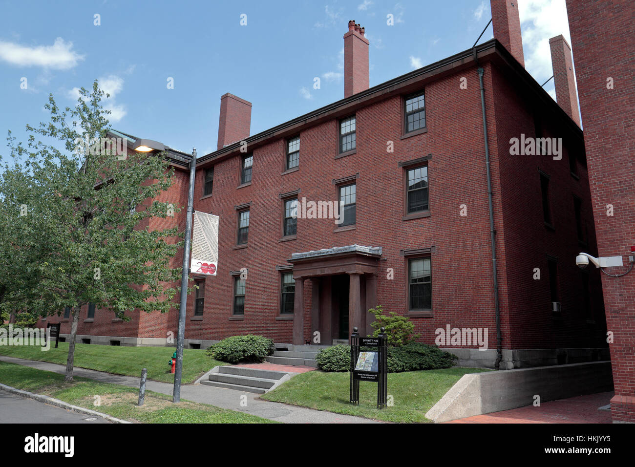Divinity Hall, Divinity Avenue, Harvard University, Boston, Cambridge ...