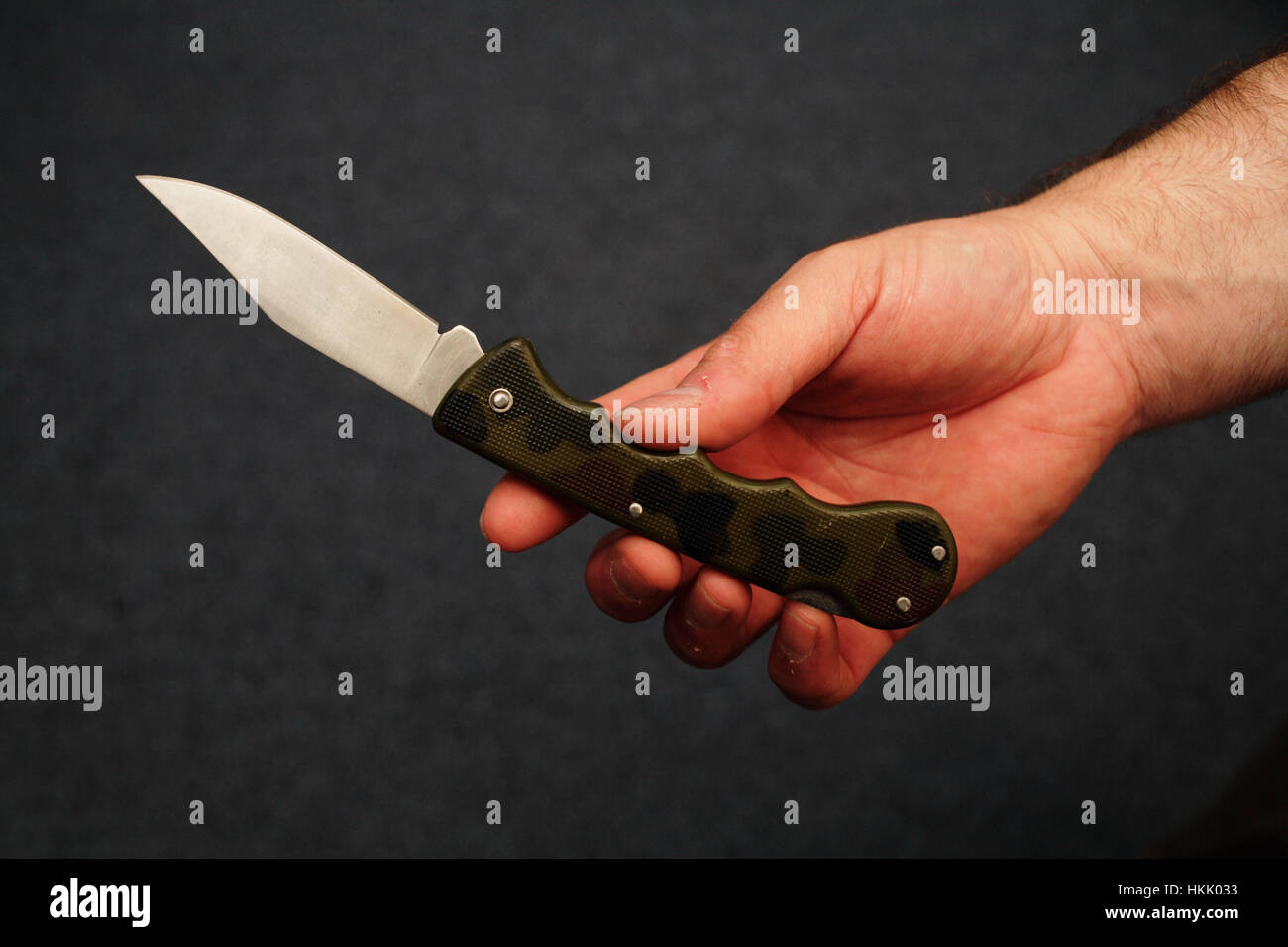 Weapons held at Violence Reduction Unit Strathclyde Police Stock Photo ...