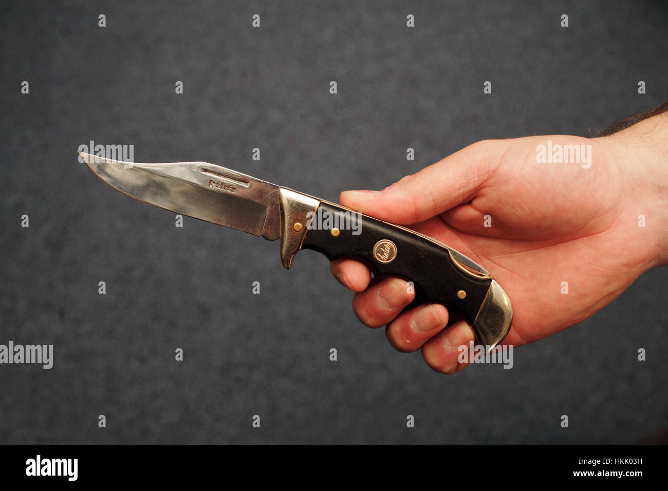 Weapons held at Violence Reduction Unit Strathclyde Police Stock Photo ...