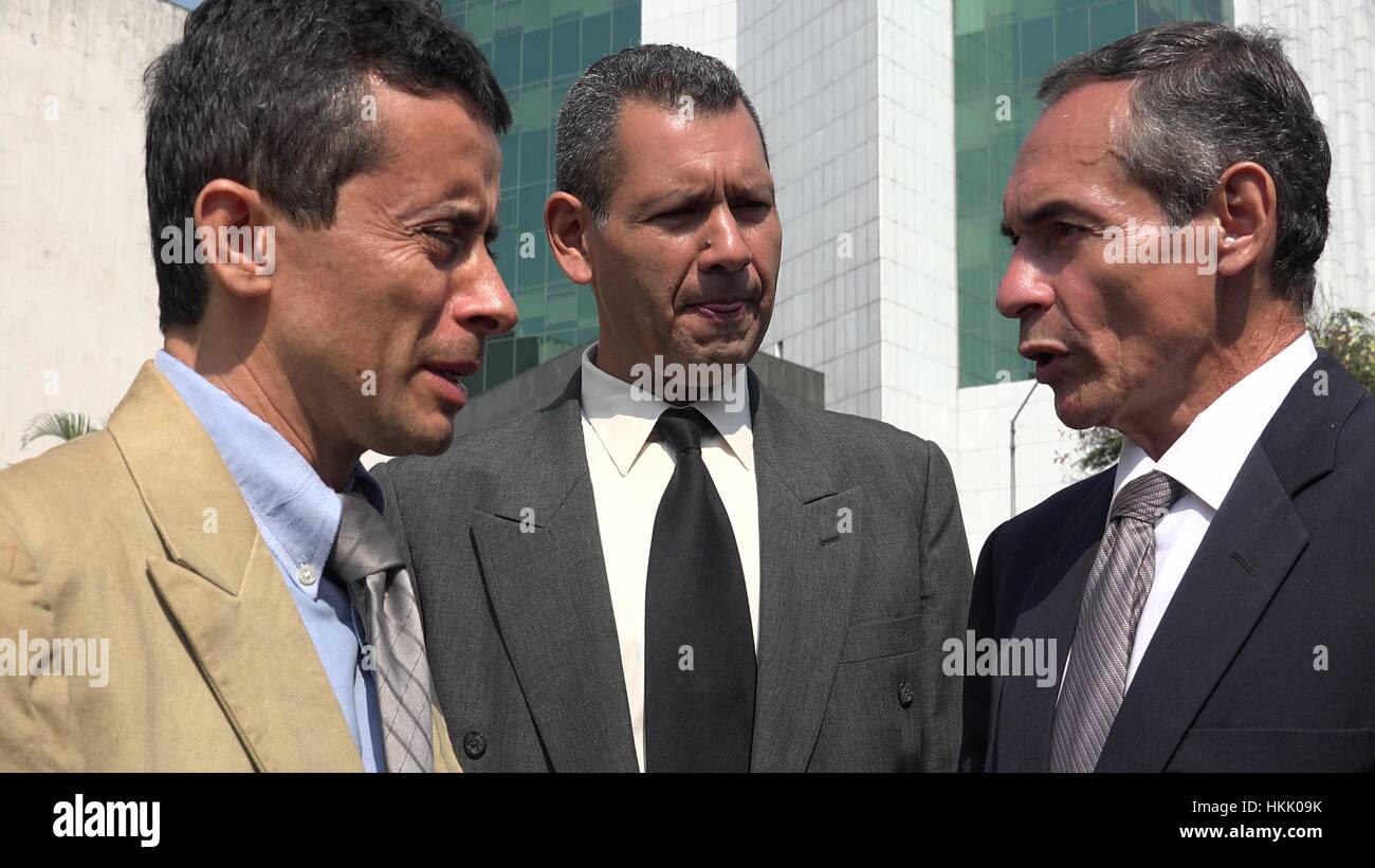 Business Men Talking Stock Photo - Alamy