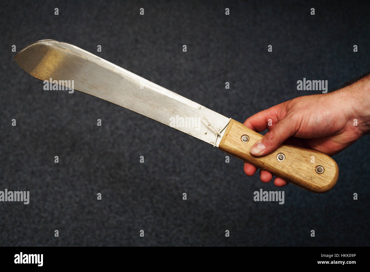 Weapons held at Violence Reduction Unit Strathclyde Police Stock Photo ...