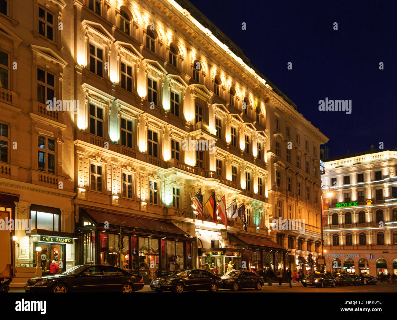 Wien, Vienna: Hotel Sacher, 01. Old Town, Wien, Austria Stock Photo - Alamy