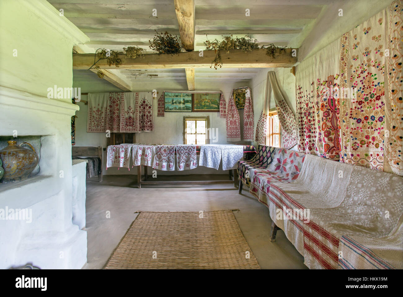 Traditional historical architecture of Ukrainian houses Stock Photo - Alamy