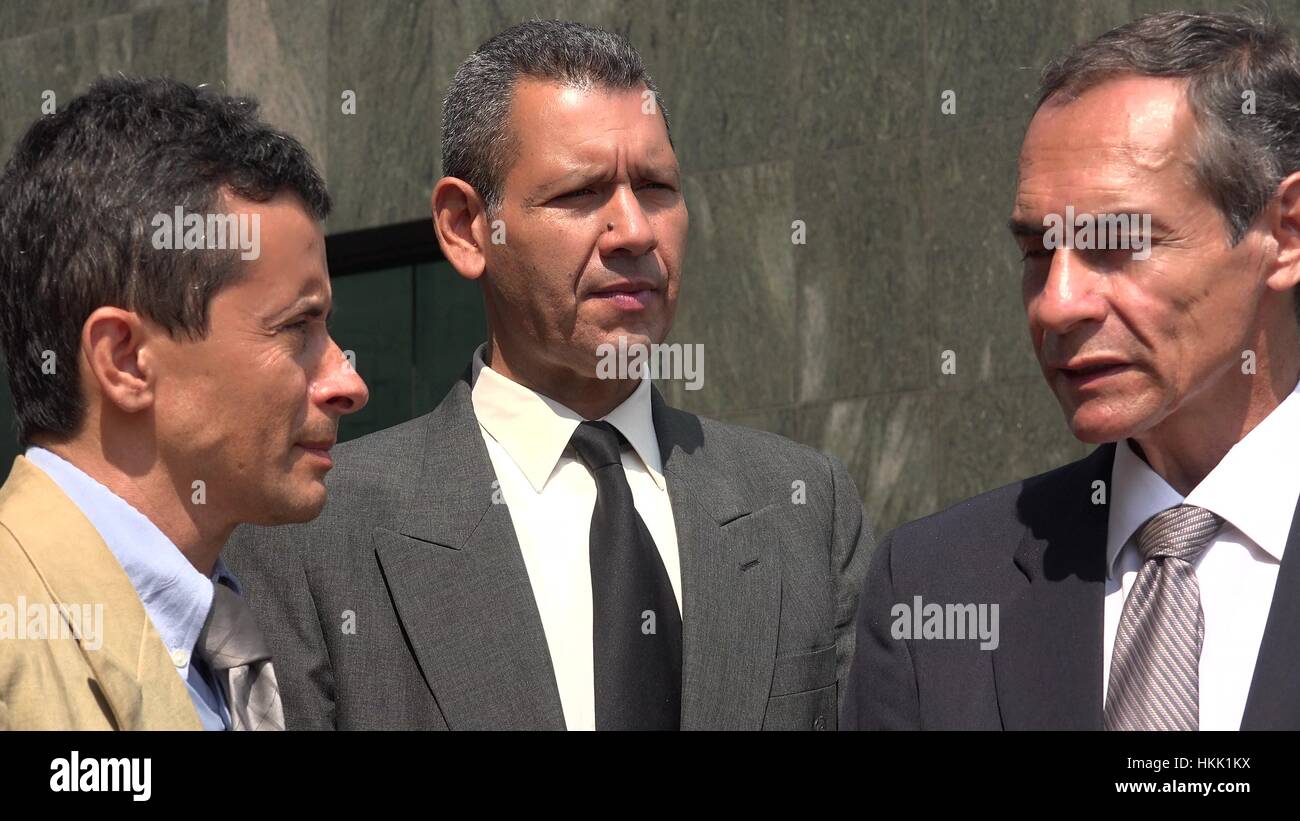 Untrustworthy Business Man Stock Photo - Alamy