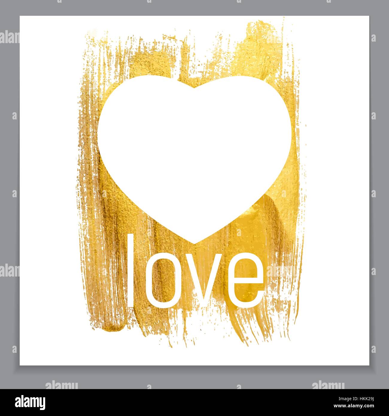 Gold glitter pink hearts Stock Vector Images - Alamy