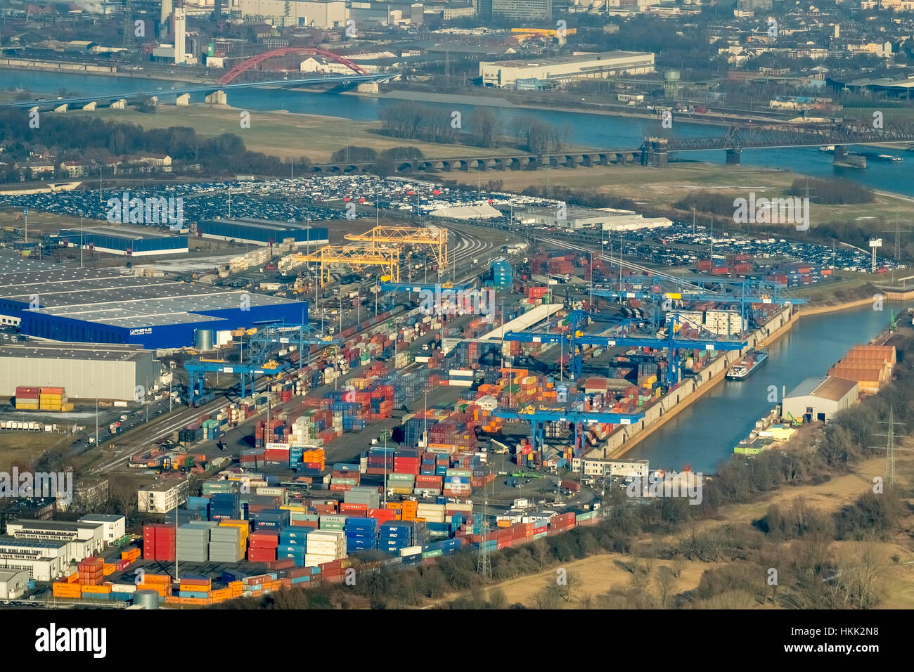 Container stacking area hi-res stock photography and images - Alamy