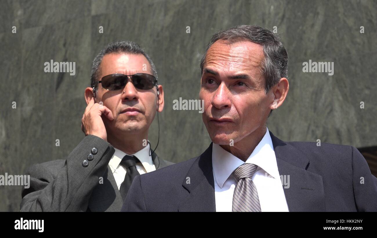 Important Person And Security Stock Photo - Alamy
