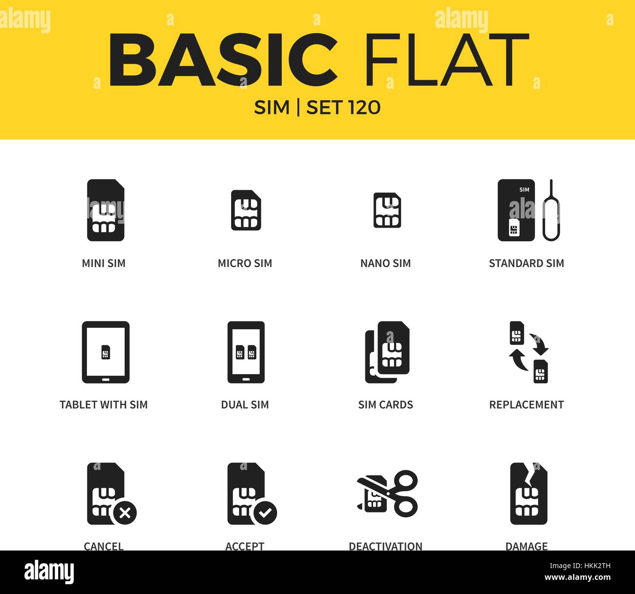 Cellular sim Stock Vector Images - Alamy