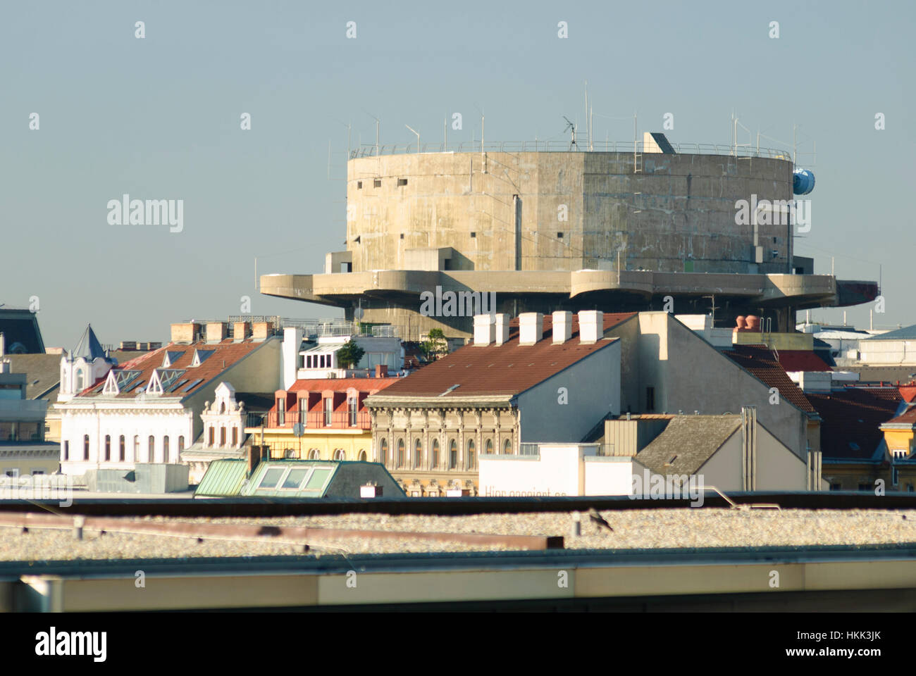 Flakturm from the 2 world war in the stiftskaserne barracks hi-res ...
