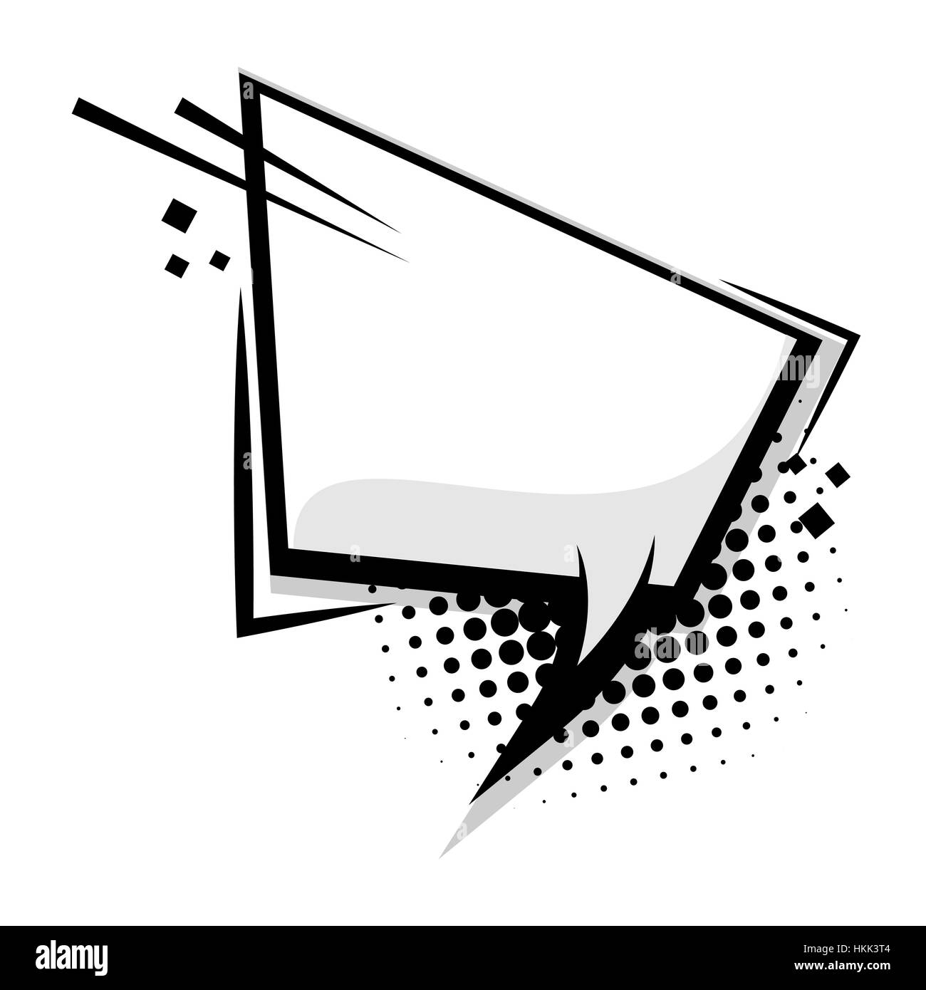 Blank square speech bubble Cut Out Stock Images & Pictures - Alamy