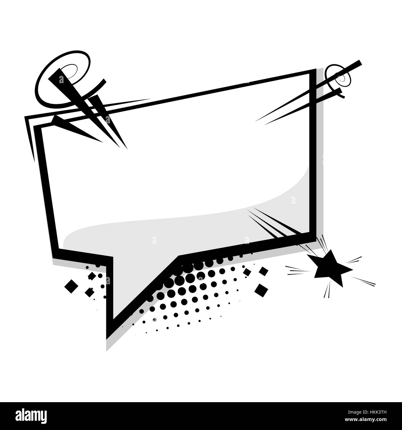 Blank speech square bubble Stock Vector Image & Art - Alamy
