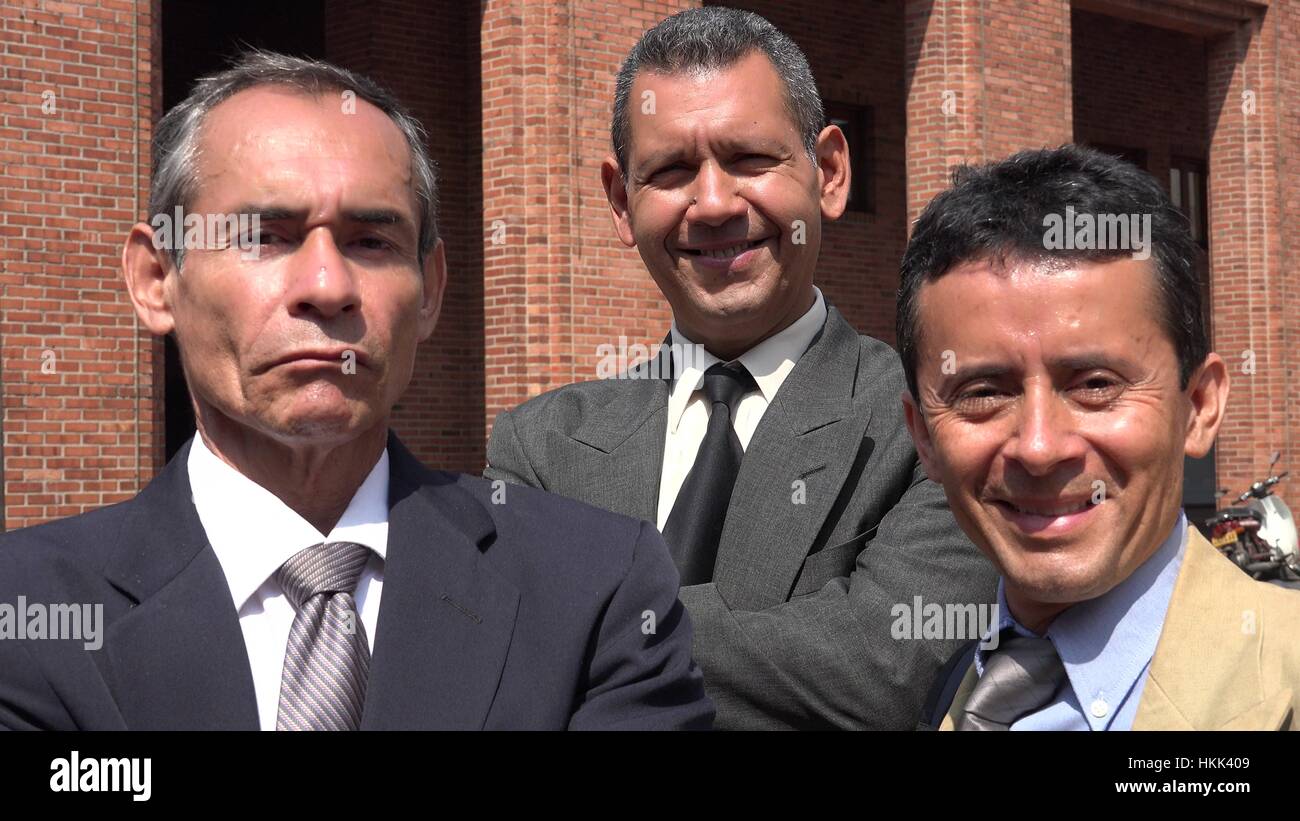 Older Hispanic Business Team Stock Photo - Alamy