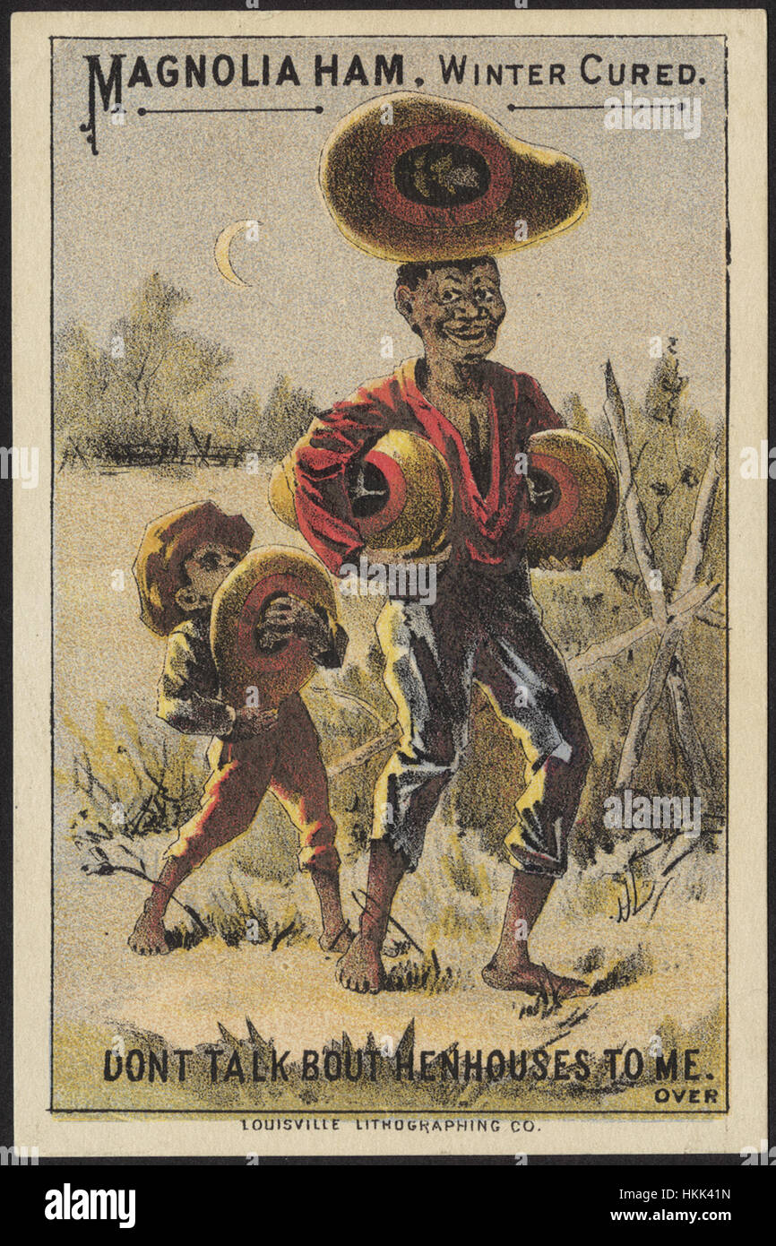 Magnolia Ham, winter cured, dont talk about henhouses to me Stock Photo ...