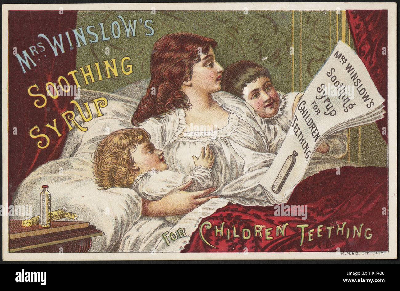 Mrs winslow's soothing syrup hi-res stock photography and images - Alamy