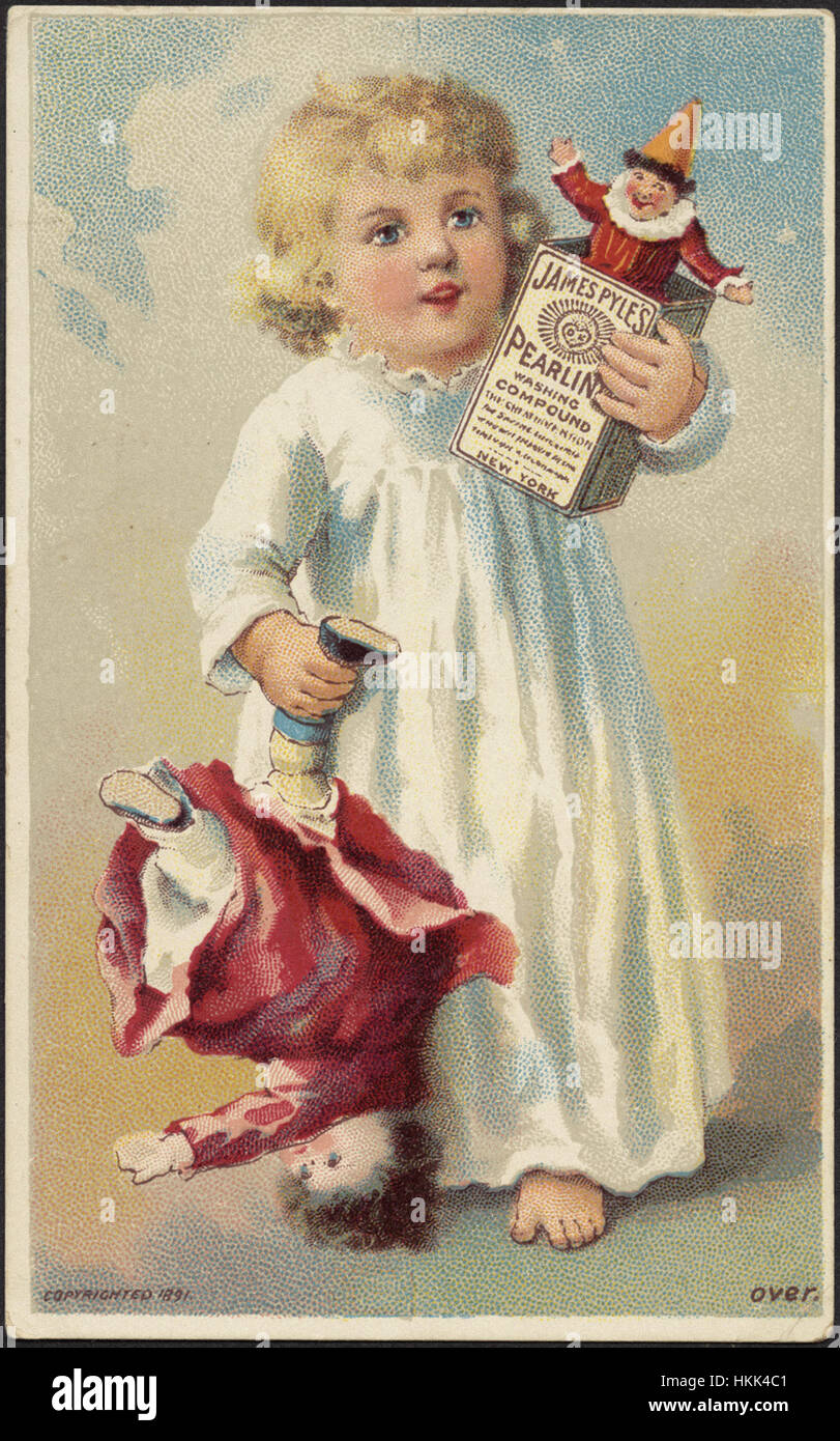 James Pyle's Pearline washing compound Stock Photo - Alamy