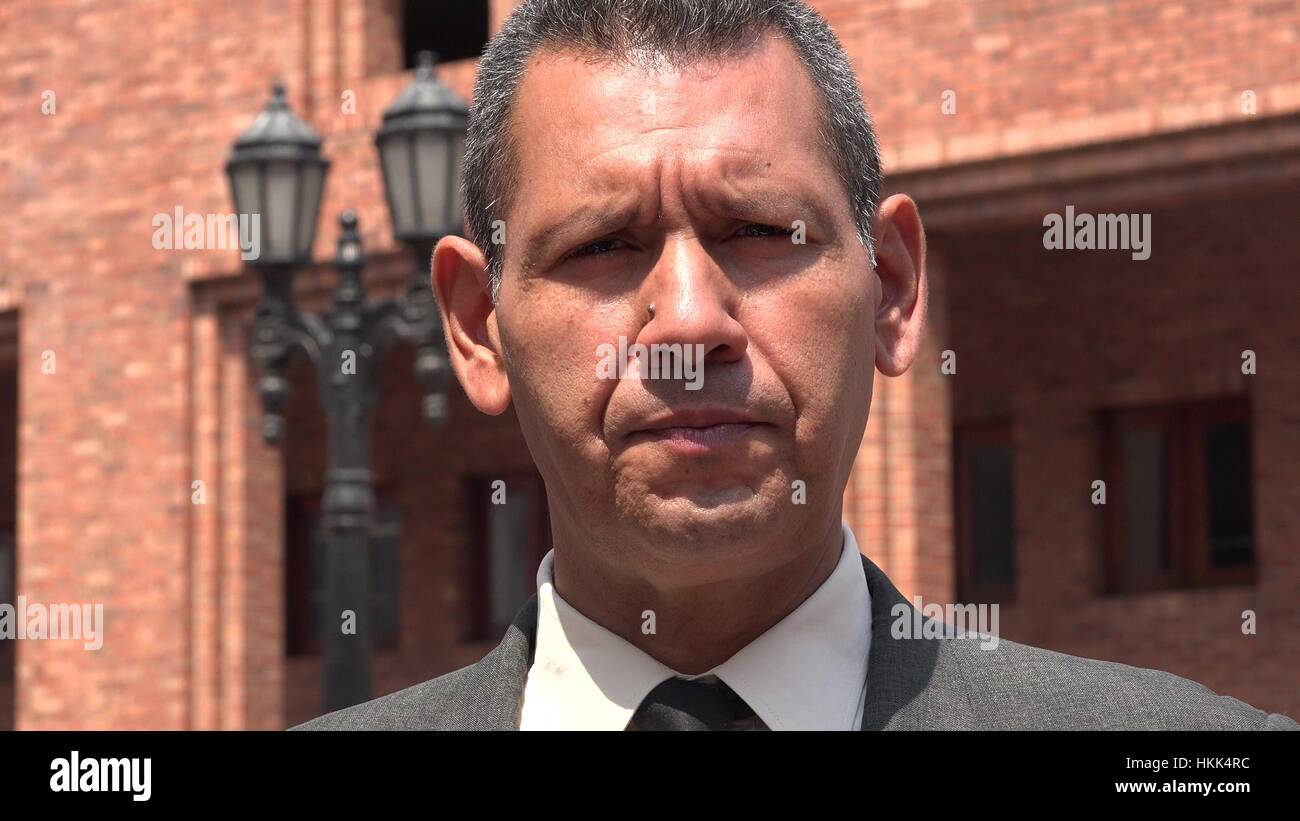 Older Hispanic Business Man Stock Photo - Alamy