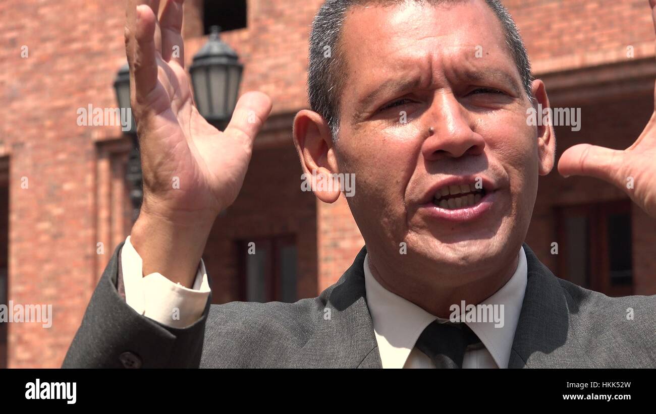 Angry Person With Fury And Rage Stock Photo - Alamy