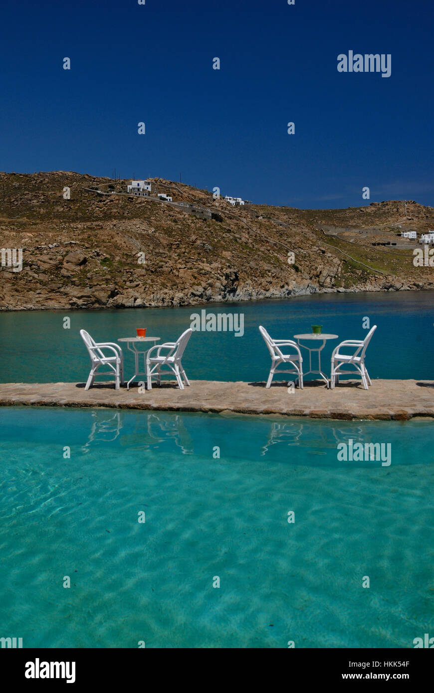 Super Paradise Beach, Mykonos, Cyclades, Greece Stock Photo - Alamy