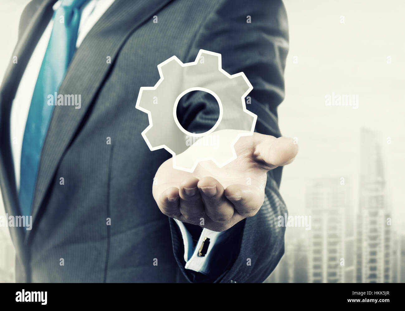 Setting tool gear cog hi-res stock photography and images - Alamy