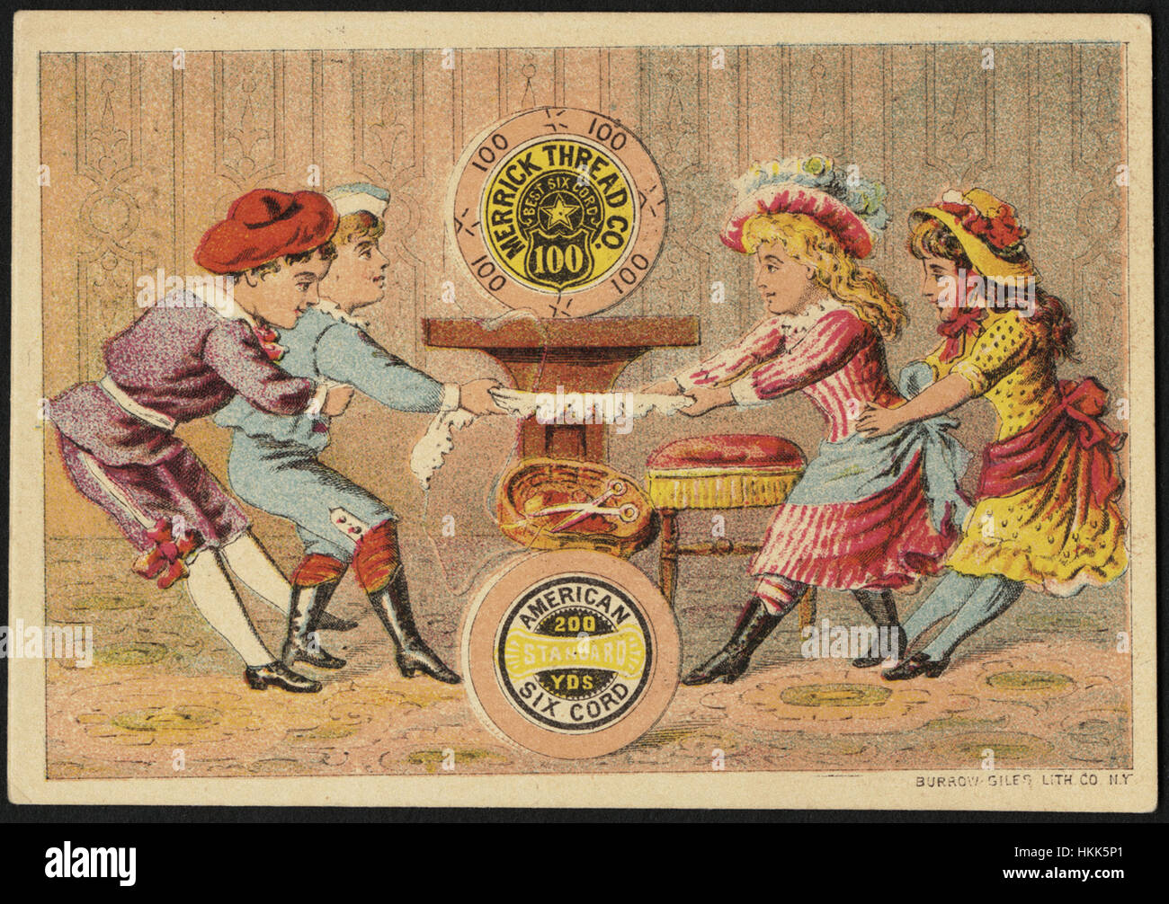 Merrick's Thread Co., Best Six Cord, 00. American Six Cord, 00 yds ...