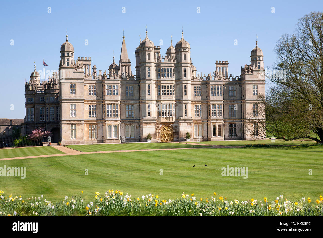 Elizabethan Stately Home Stock Photo - Alamy