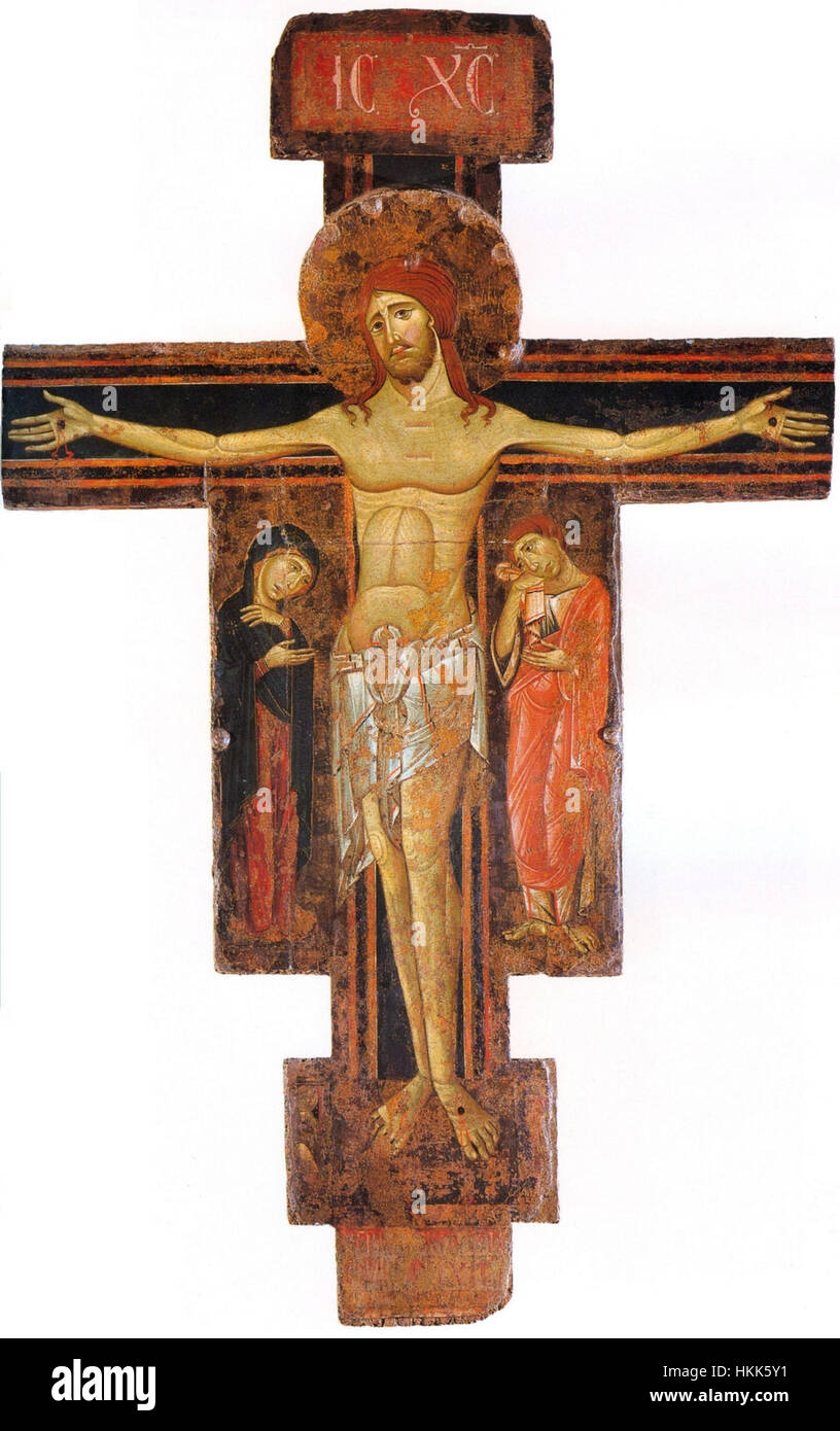 This 13th-century crucifix by Berlinghiero Berlinghieri, known as the ...