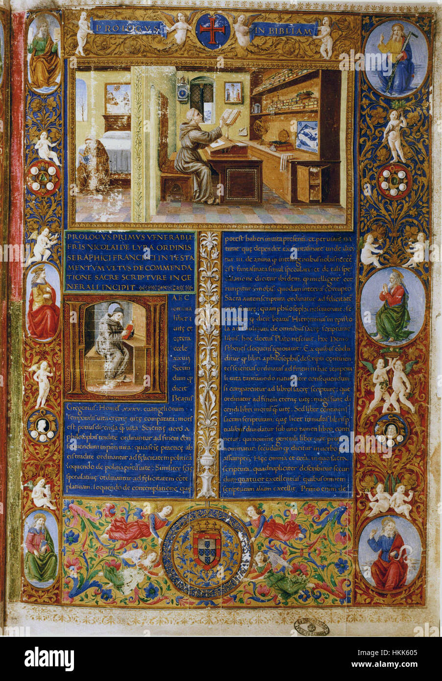 This artwork represents a frontispiece from the first volume of the ...