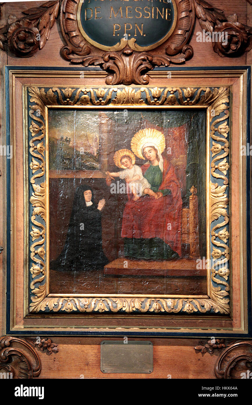 'Tableau de Notre-Dame de Messines' is a historical painting depicting ...