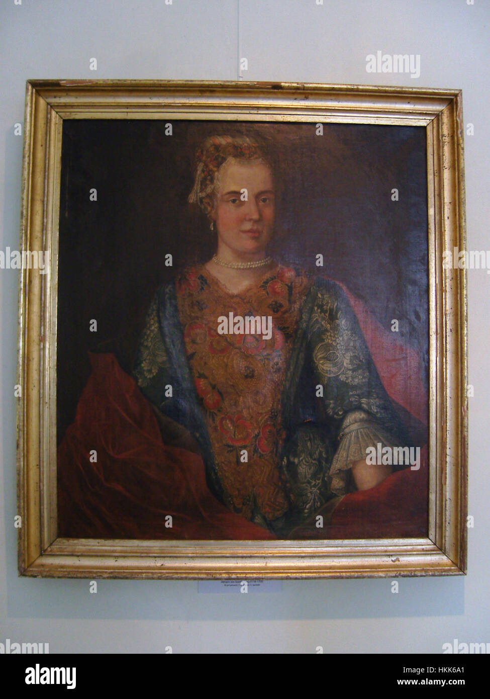This portrait of Mariaelisabeth Holstein reflects the noble elegance of ...