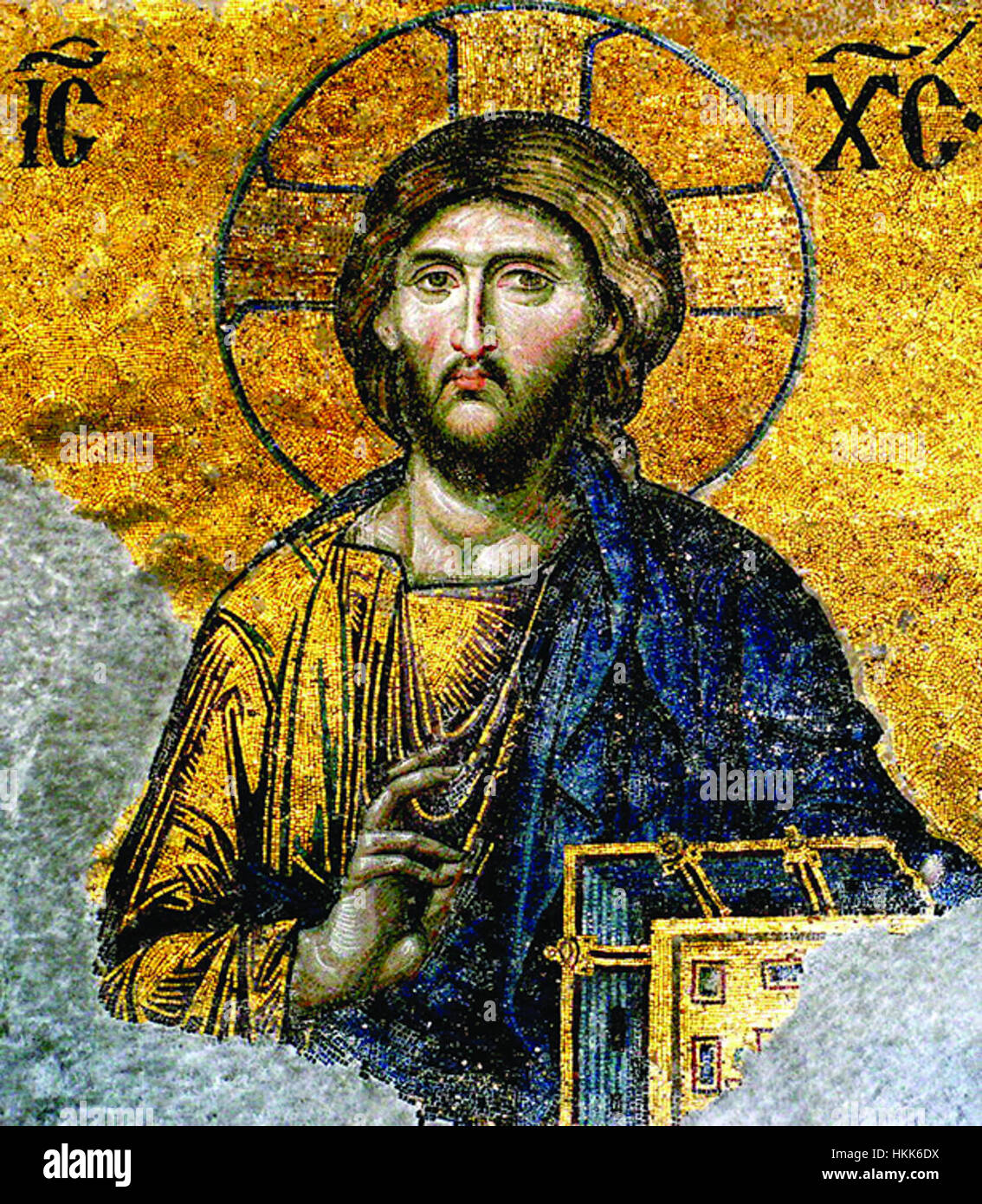 The 'Christ Pantocrator' mosaic in Hagia Sophia is a famous Byzantine ...