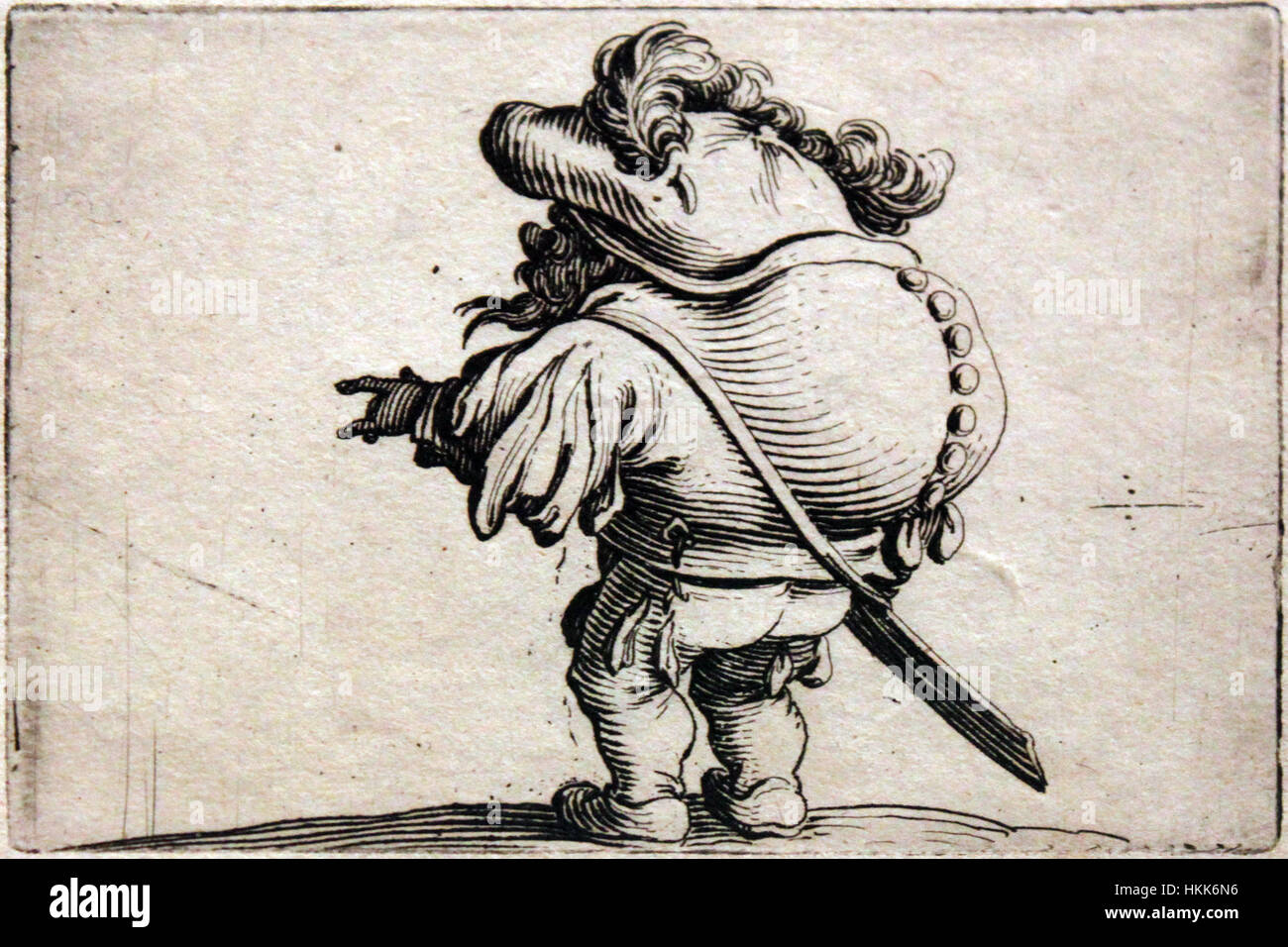 *Der Zwerg mit dem Buckel* by Callot, created in 1620, depicts a dwarf ...