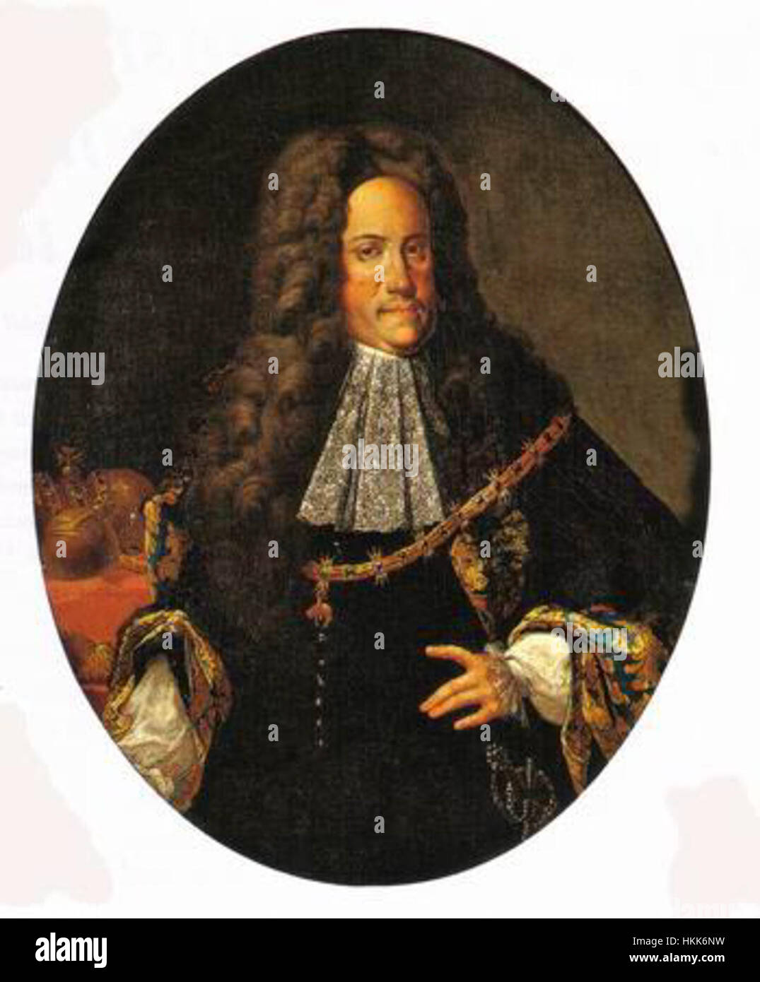 This portrait of Emperor Karl VI from 1685 is a significant historical ...