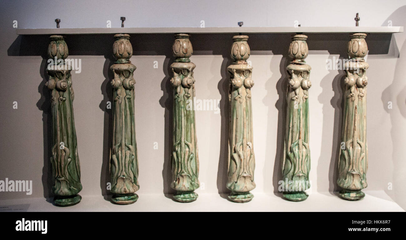 The 'Baluster Elements' designed by Bigot and Lavirotte are ...