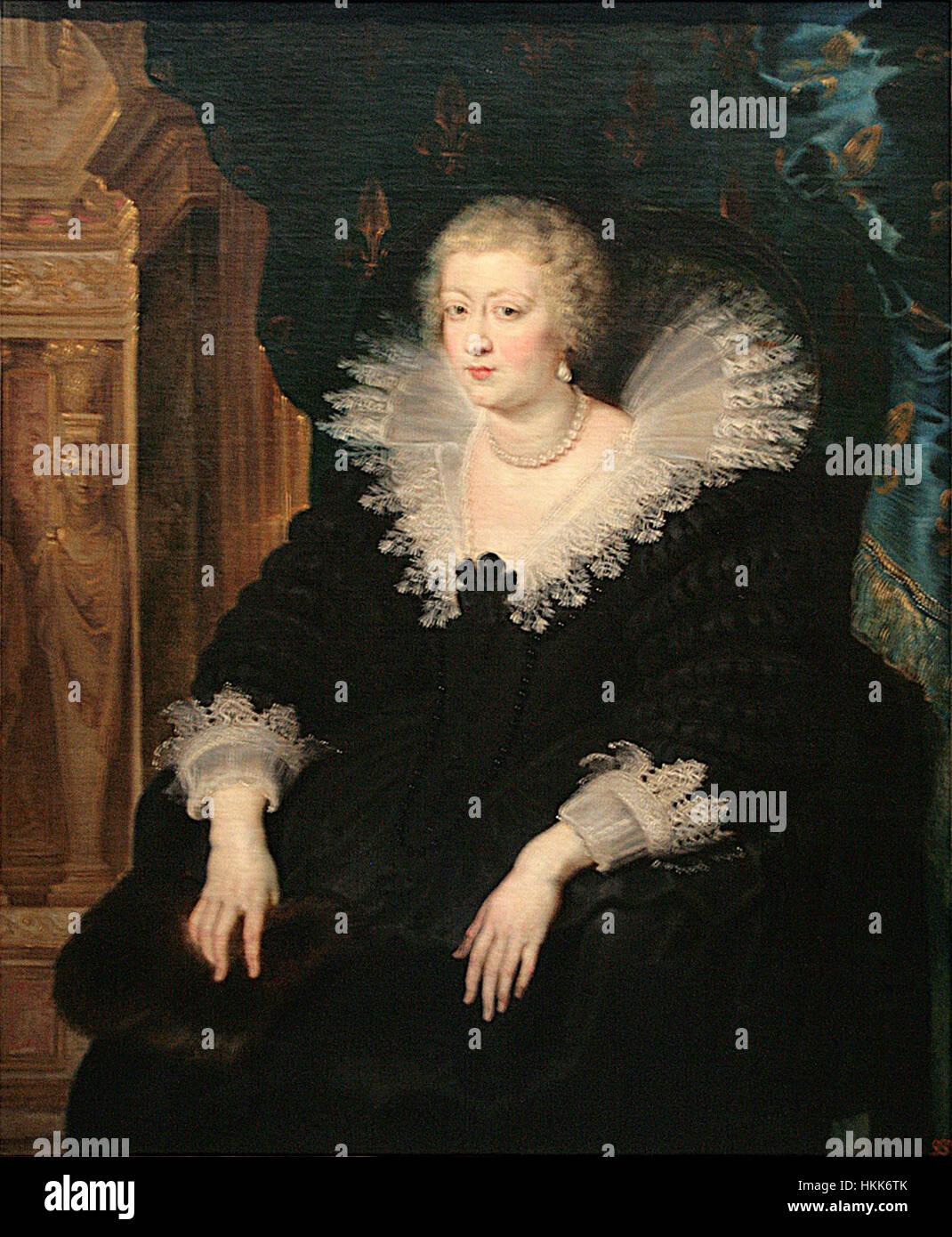 This painting by Peter Paul Rubens depicts Anne of Austria, Queen of ...