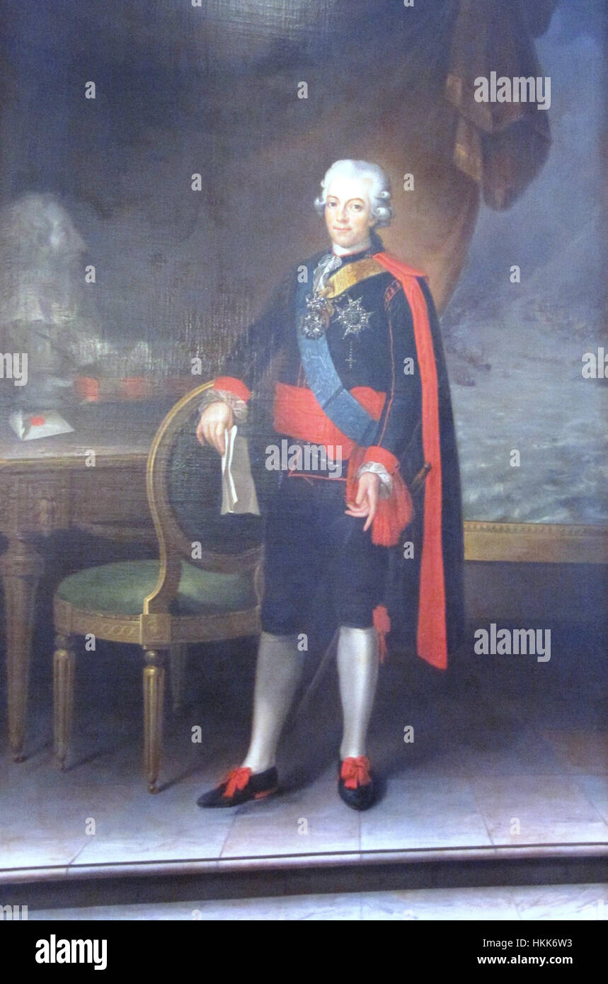 ‘Gustav III of Sweden’ is a portrait capturing the Swedish king Gustav ...