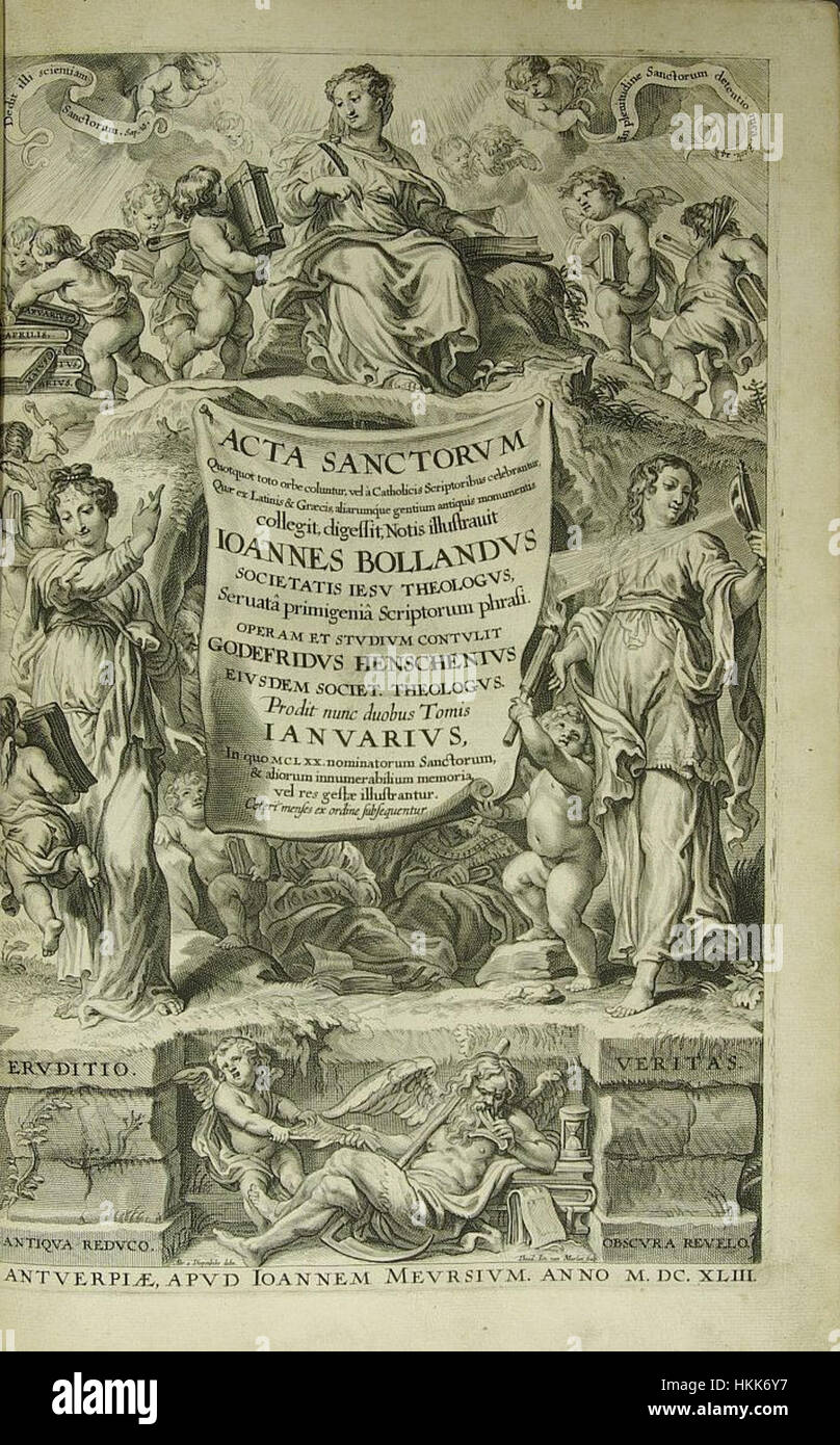 Acta Sanctorum High Resolution Stock Photography and Images - Alamy