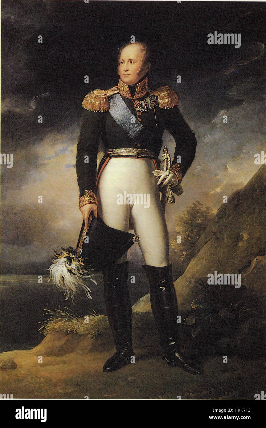This portrait of *Alexander I of Russia*, painted by *Gerard*, captures ...