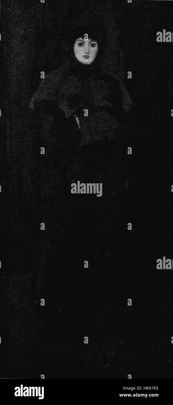 This photograph captures a lost oil painting of Lady Meux in Furs by ...