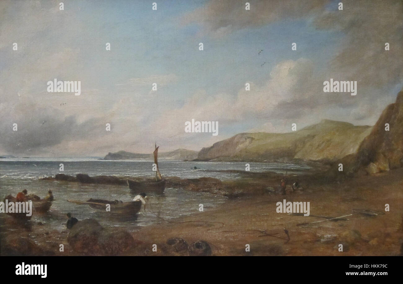 John Constable’s 'Weymouth Bay' captures a coastal landscape in England ...