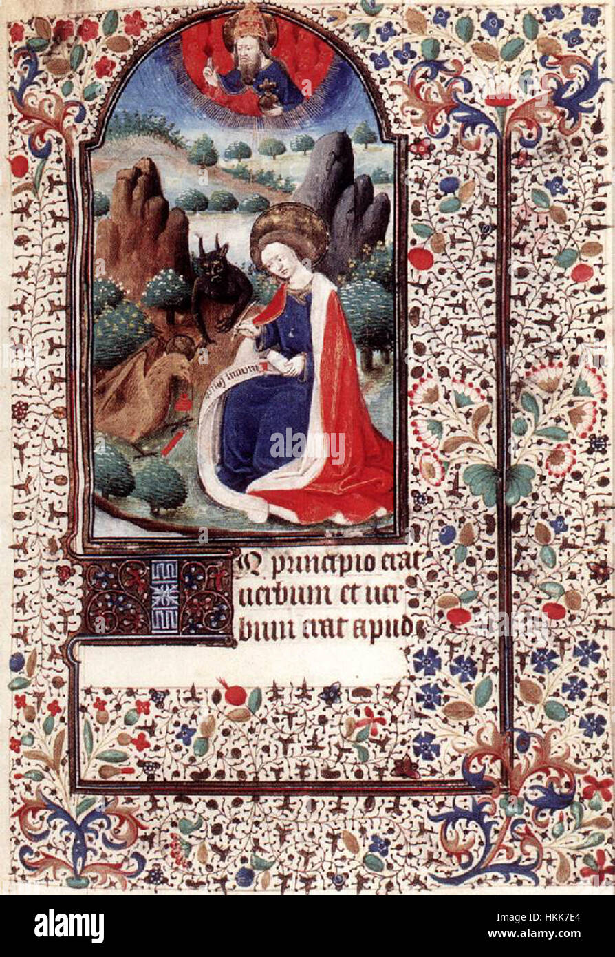 This 15th-century breviary folio painting offers a glimpse into ...