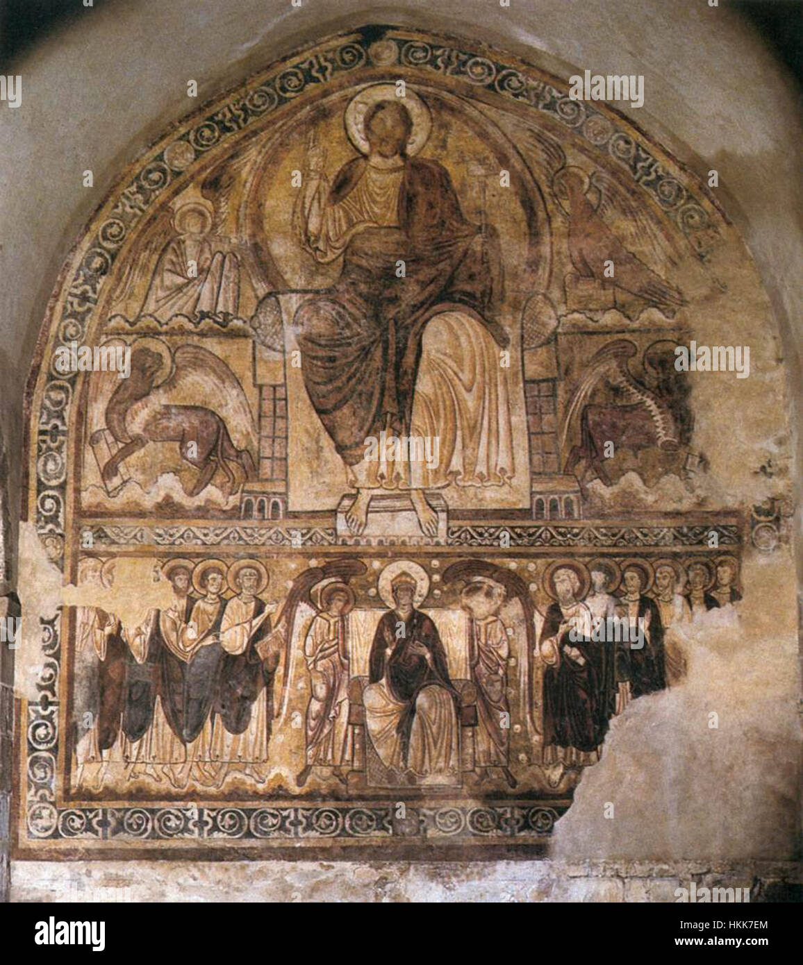 This 13th-century artwork, titled 'Christ in Majesty,' is attributed to ...