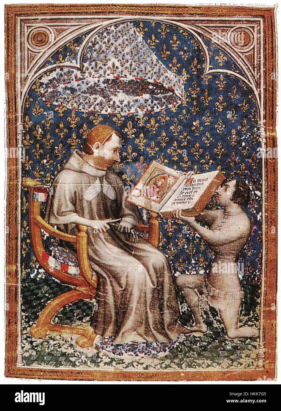 The Bible of Charles V, a masterpiece of 14th-century illumination, was ...