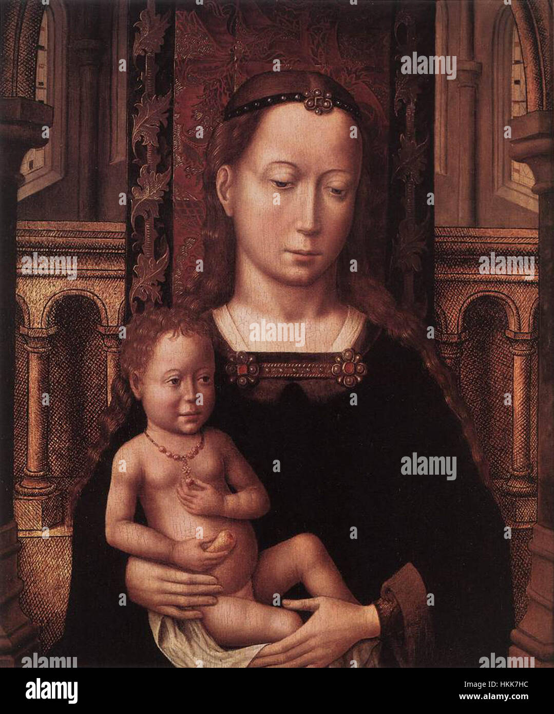 15th-century unknown painters - Virgin and Child - WGA23580 Stock Photo - Alamy