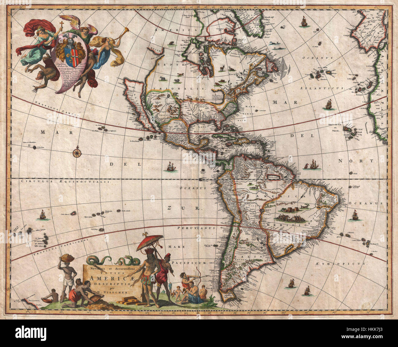 North america map 1600s hi-res stock photography and images - Alamy