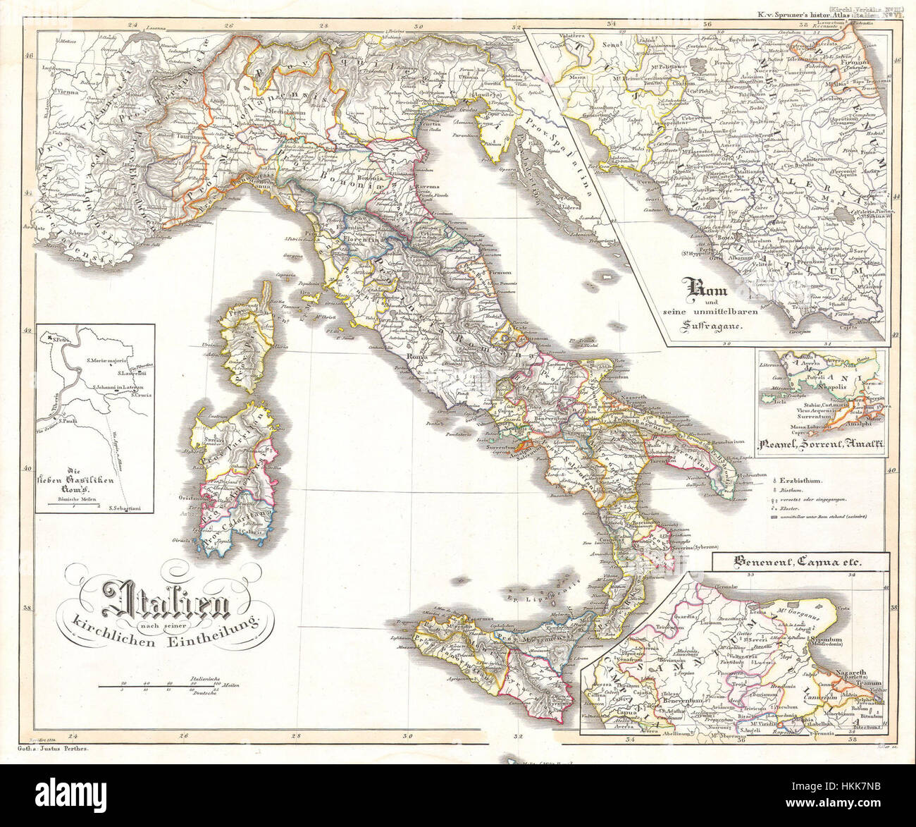 Italian political map hi-res stock photography and images - Alamy