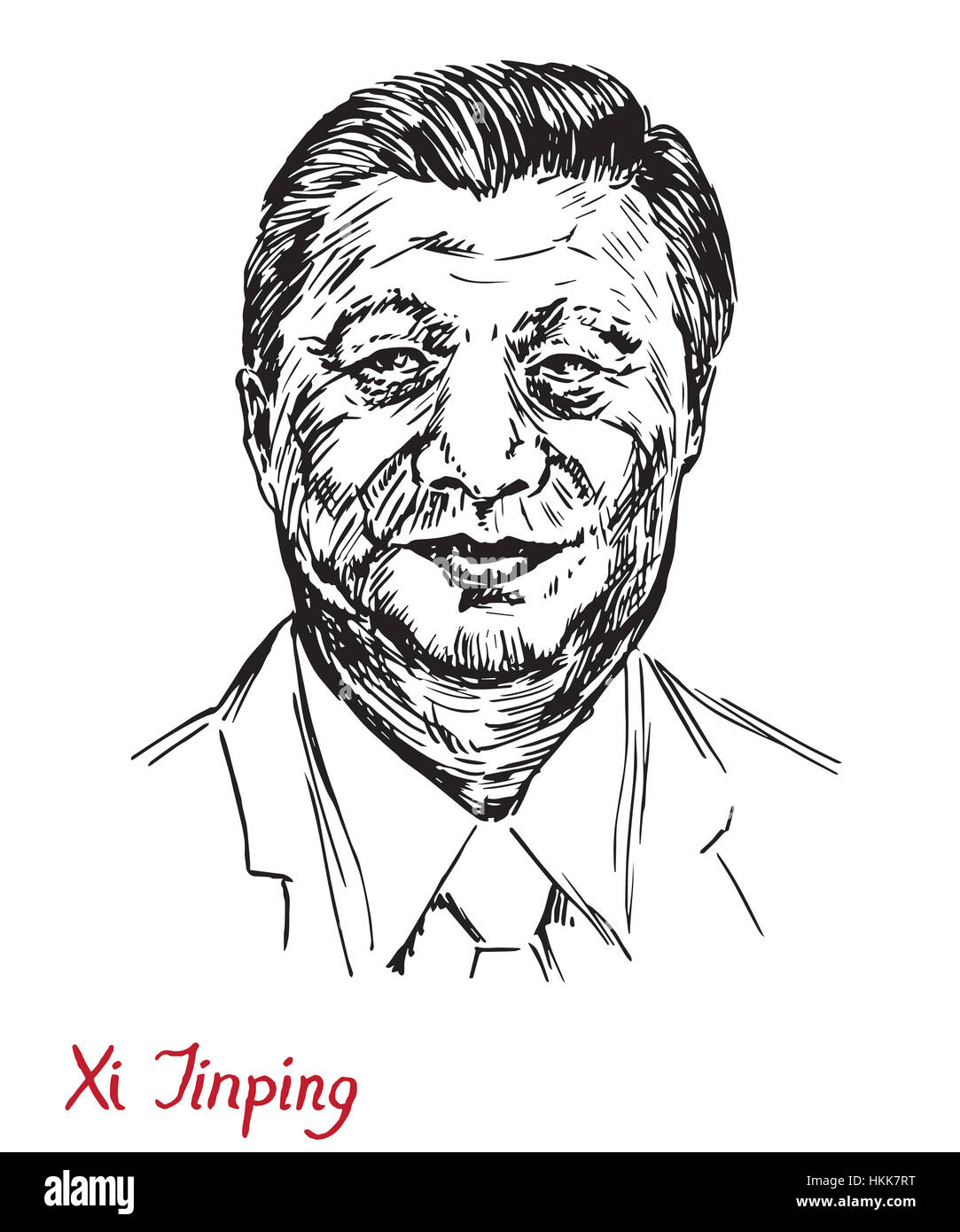 Chinese president xi jinping portrait Cut Out Stock Images & Pictures ...