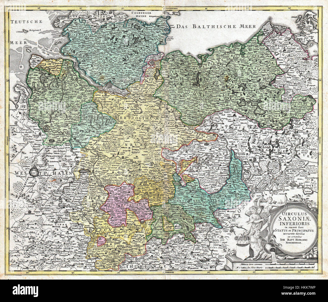 Map of hamburg in germany hi-res stock photography and images - Alamy