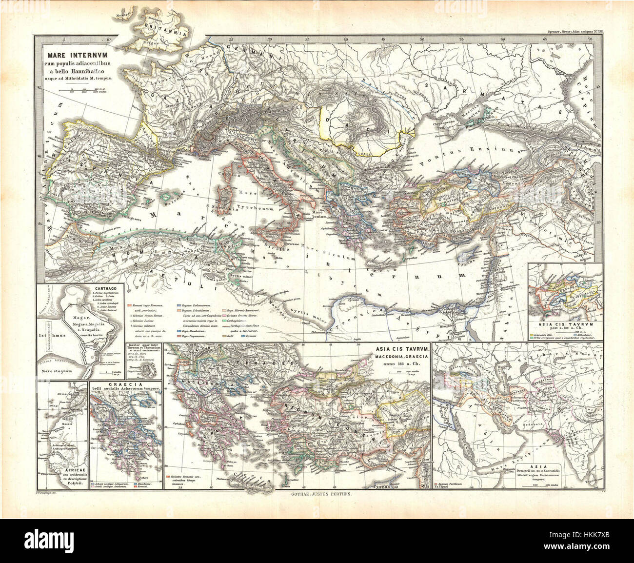 Map of ancient mediterranean hi-res stock photography and images - Alamy