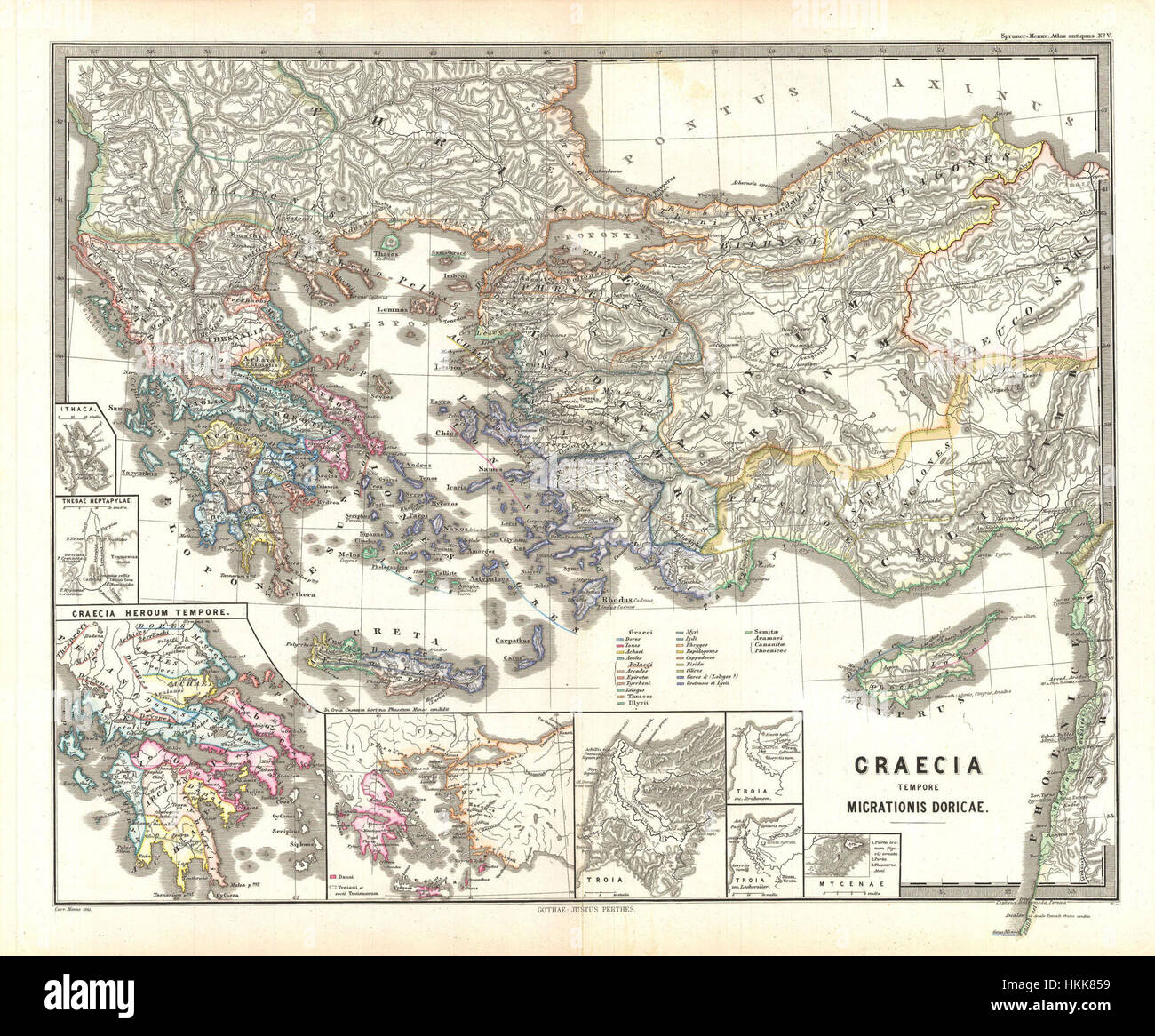 Hellenistic greece map hi-res stock photography and images - Alamy